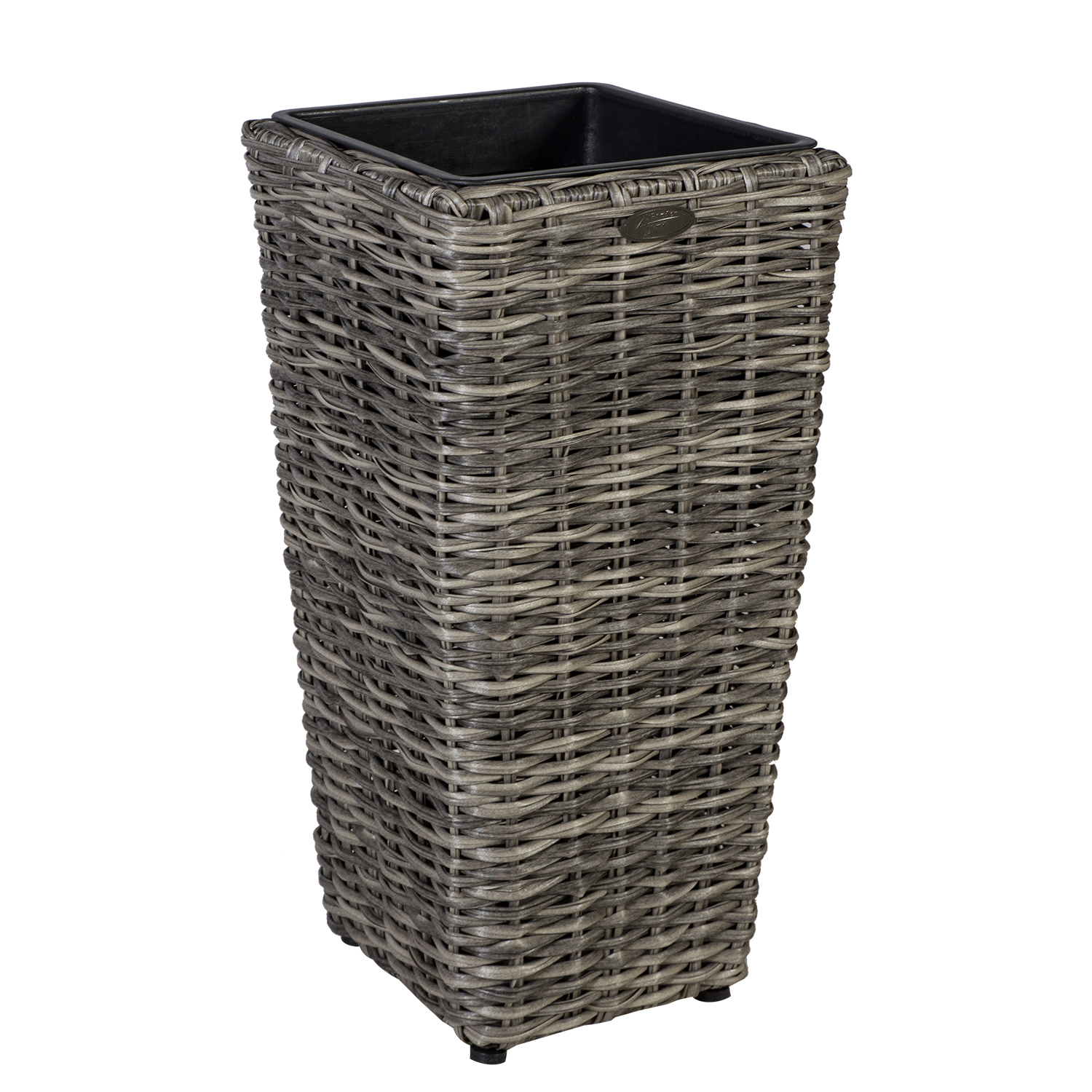 Lillepotiümbris WICKER 28x28xH60cm, hall - MÖÖBEL | KODUKAUBAD