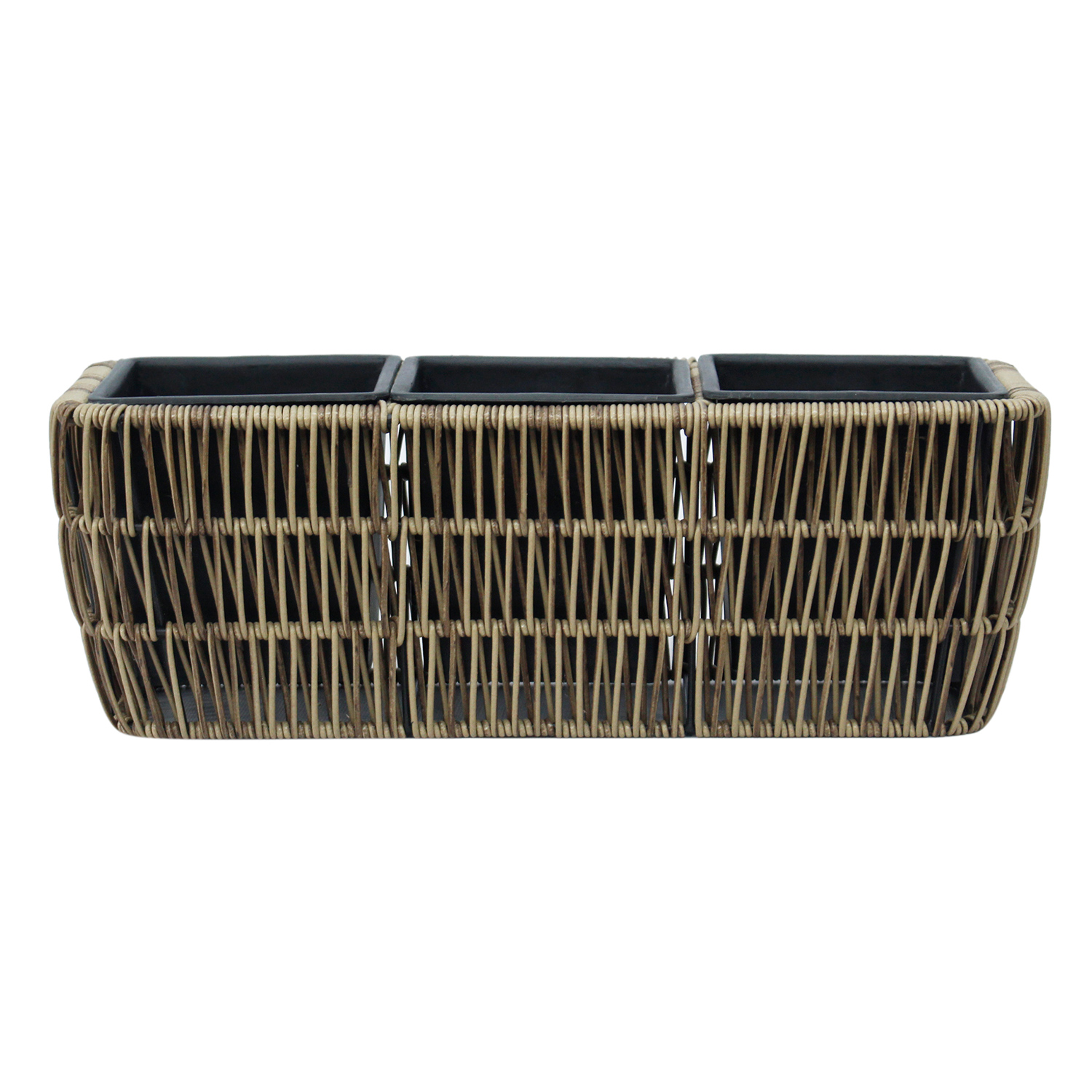 Lillekast WICKER 43x16xH16cm, helepruun - MÖÖBEL | KODUKAUBAD